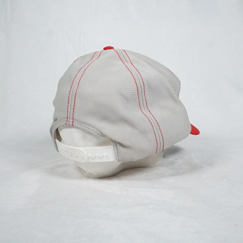 Accessories | Vintage Halliburton Oil Trucker Hat Red Gray Rope ...